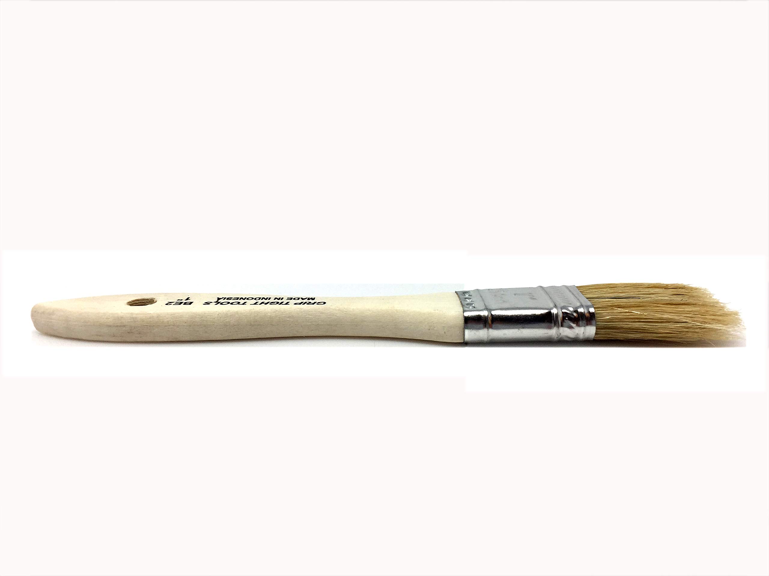 Grip Tight Tools BE2 Flat Chip Brush for All Paints, 1-Inch