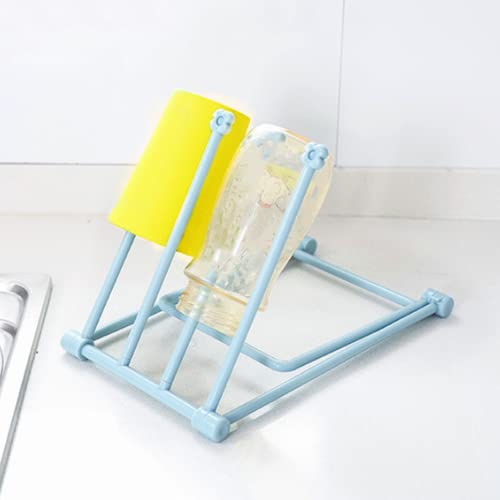 WHZAZGW Home Kitchen Countertop Dishcloth Drying Rack Foldable Kitchen Rag Rack, Towel Bar Rack, Desktop Waterlogging Rag Holder