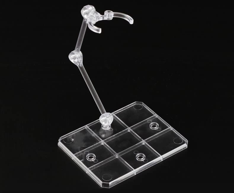 CUYUFIA 10 PCS Action Figure Stand, Assembly Action Figure Display Holder Base Doll Model Support Stand Compatible with 6" HG/RG/SD/SHE Gundam 1/144 Toy with Screwdriver