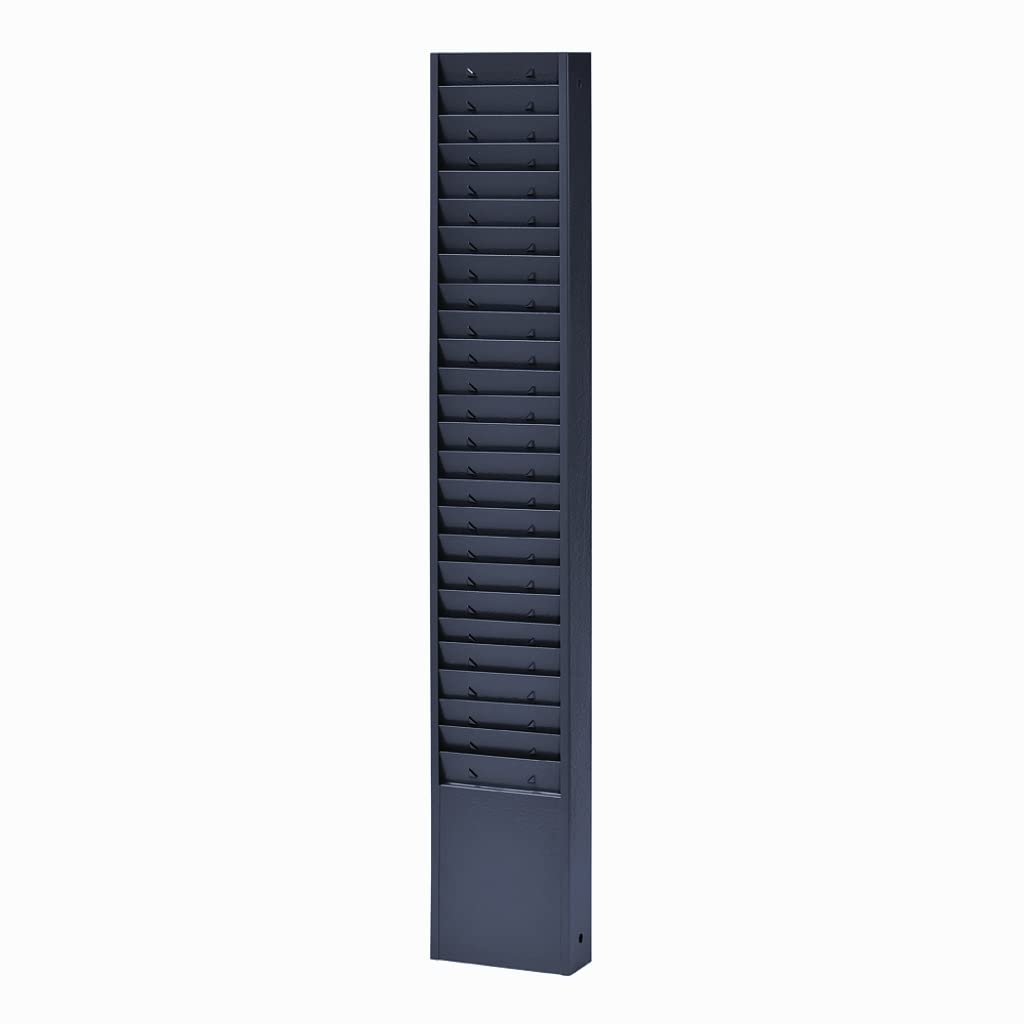 EASY LIFE PRODUCTS TIME CARD RACK - G, Metal, 2x5x30 inches, Gray