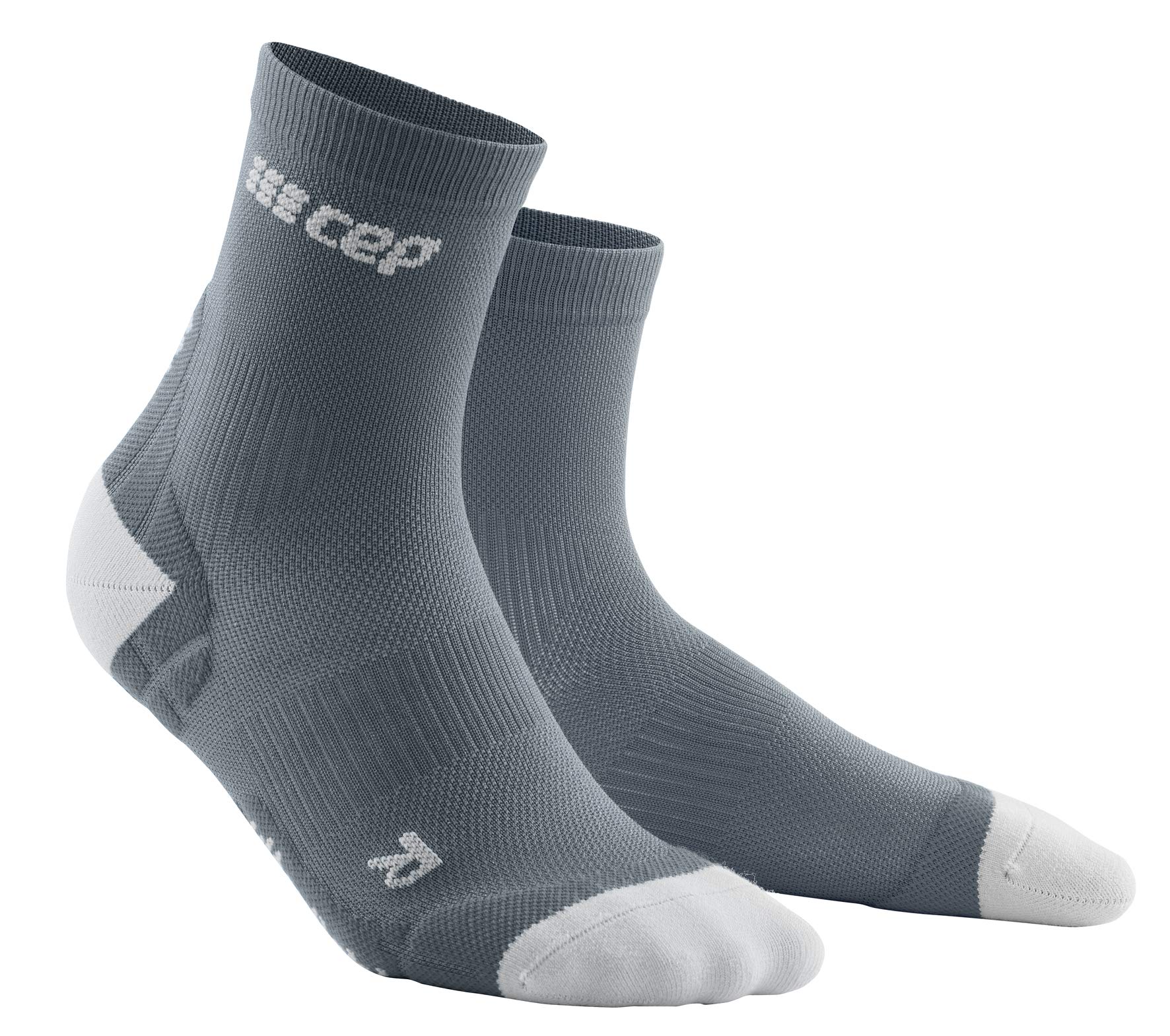 CEP ultralight short socks, grey/light grey, women III