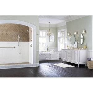 Moen T657 Wynford Two-Handle Non Diverter Roman Tub Faucet, Chrome