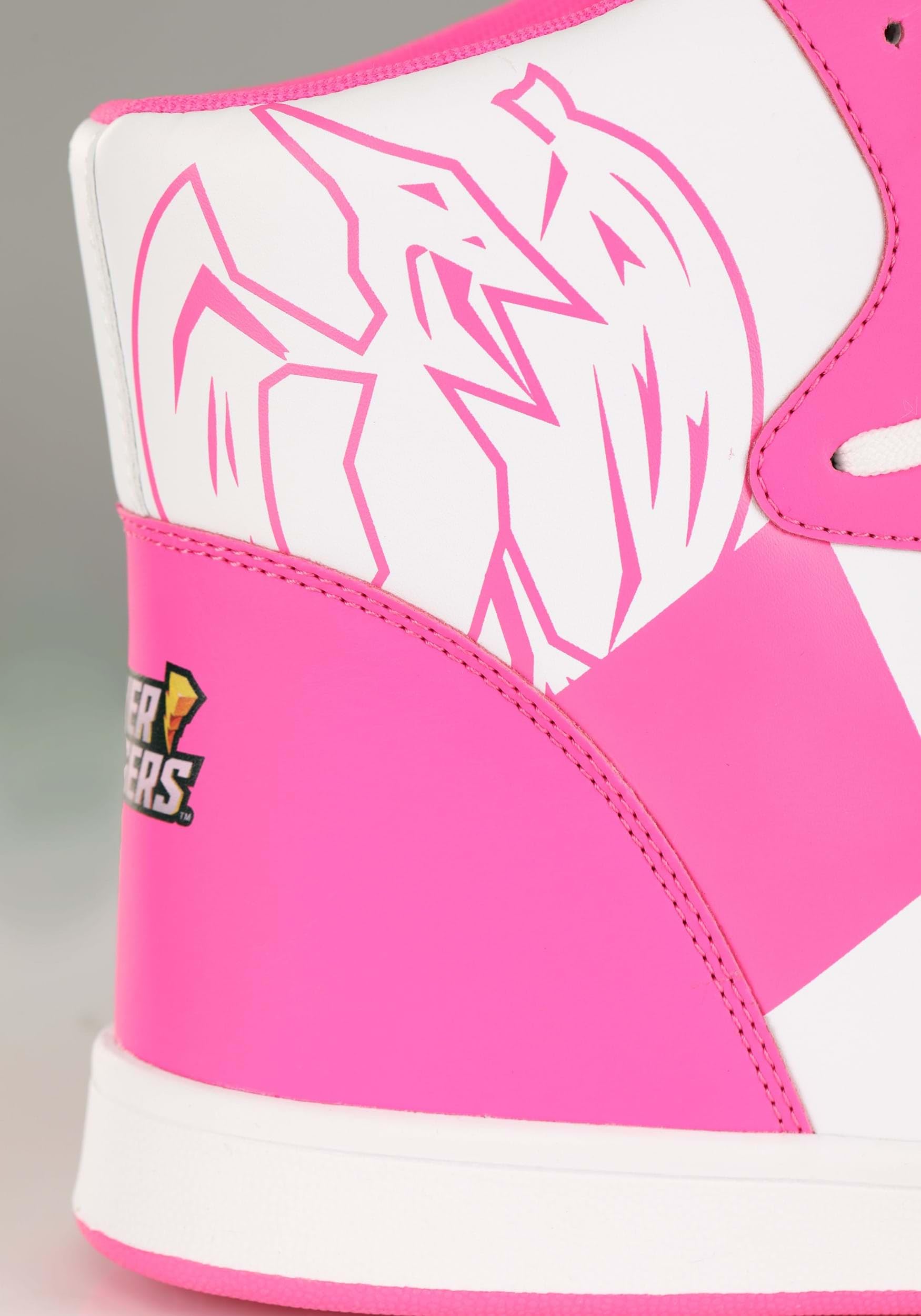 Costume Inspired Power Rangers Sneakers - Pink