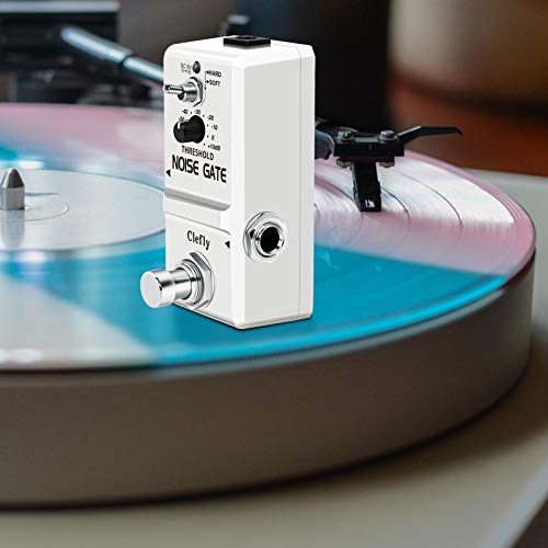 Clefly Mini Guitar Noise Gate Pedal Noise Killer Pedals Nano Noise Suppression Effects For Electric Guitar Hard Soft 2 Modes