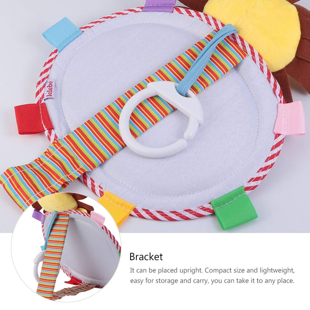TOYANDONA 1Pc Baby Mirror Toy, Hanging Baby Car Mirror Floor Mirror Activity Mirror Developmental Baby Toys for Babies Newborns