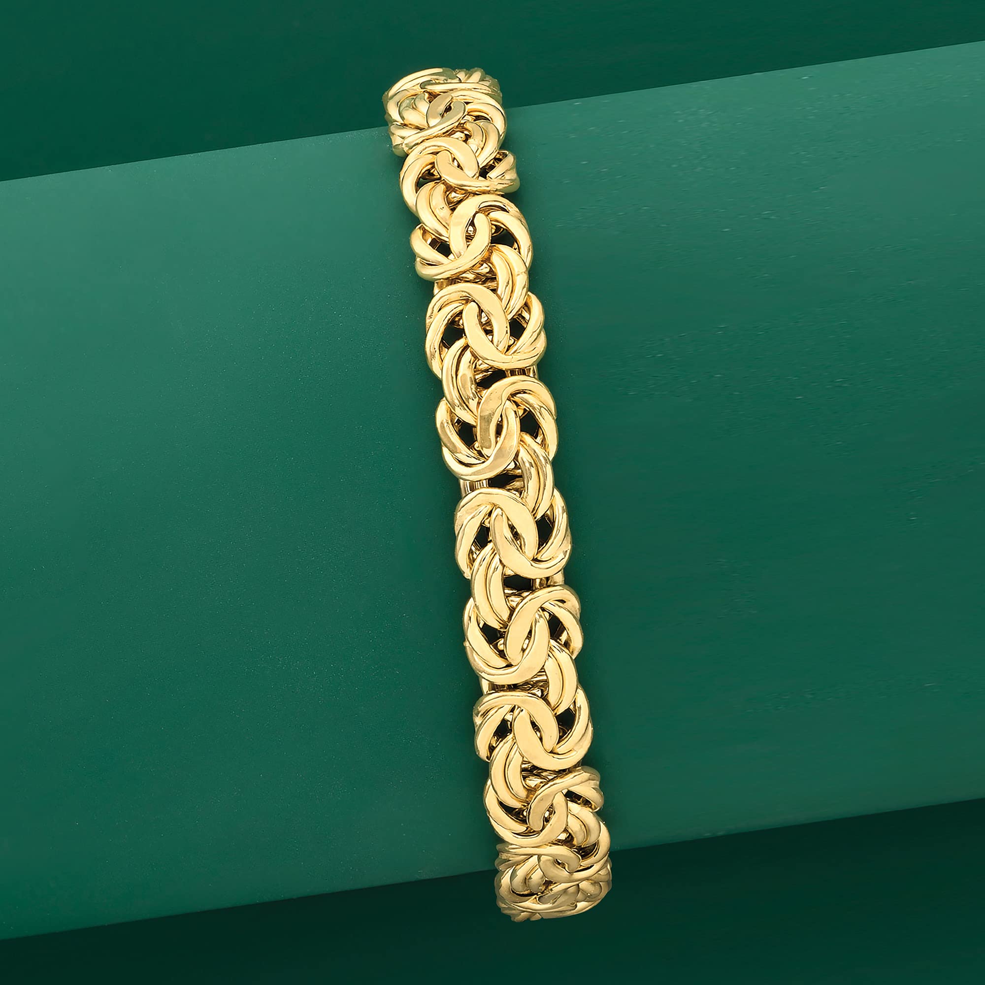 Ross-Simons 14kt Yellow Gold Byzantine Bracelet. 8 inches