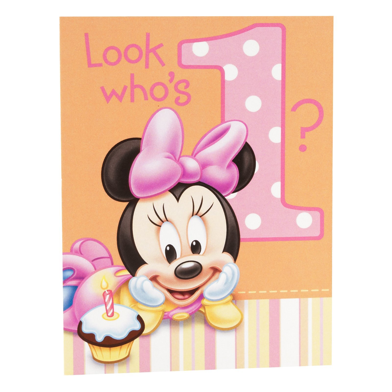 Hallmark Minnie's 1st Birthday Invitations - 8 ct