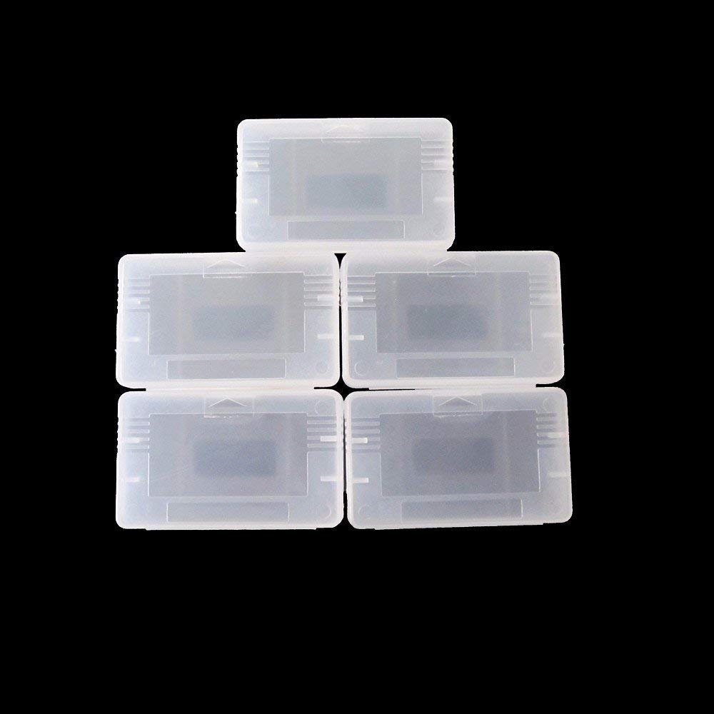 Plastic Game Cartridge Cases Storage Box Protector Holder Dust Cover Replacement Shell for Nintendo GBA Gameboy Advance SP GBM (5pcs)
