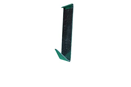 Set of Three (3) Long Length 2.5 Inch Long Amish Handmade Galvanized Siding House Hook Decor Hanger.