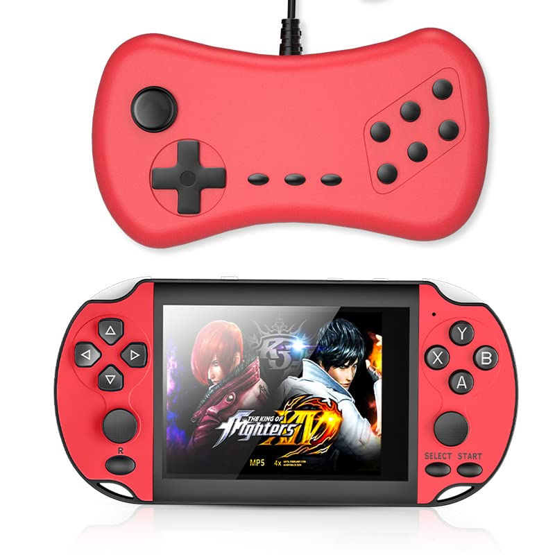 EQUITARE 1200 in 1 Handheld Games Console, 3.5 Inch Screen 16-bit TV Game Console, Portable Mini Handheld Player for Kids Gift, Children Birthday Gift