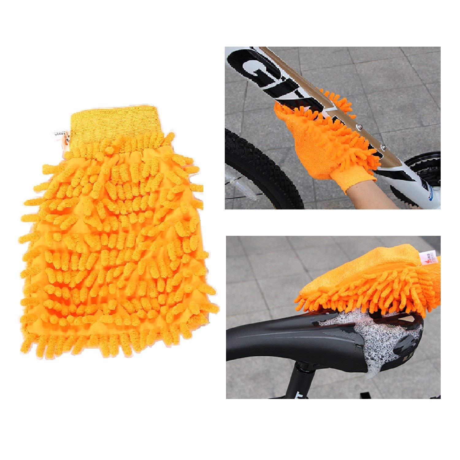 Cylion Bicycle Cleaning kit, Mountain tire Brush, Corner Brush, Gloves, Roulette, Hook,Precision Bicycle Cleaning Brush Tool for Mountain, Road, City, Hybrid