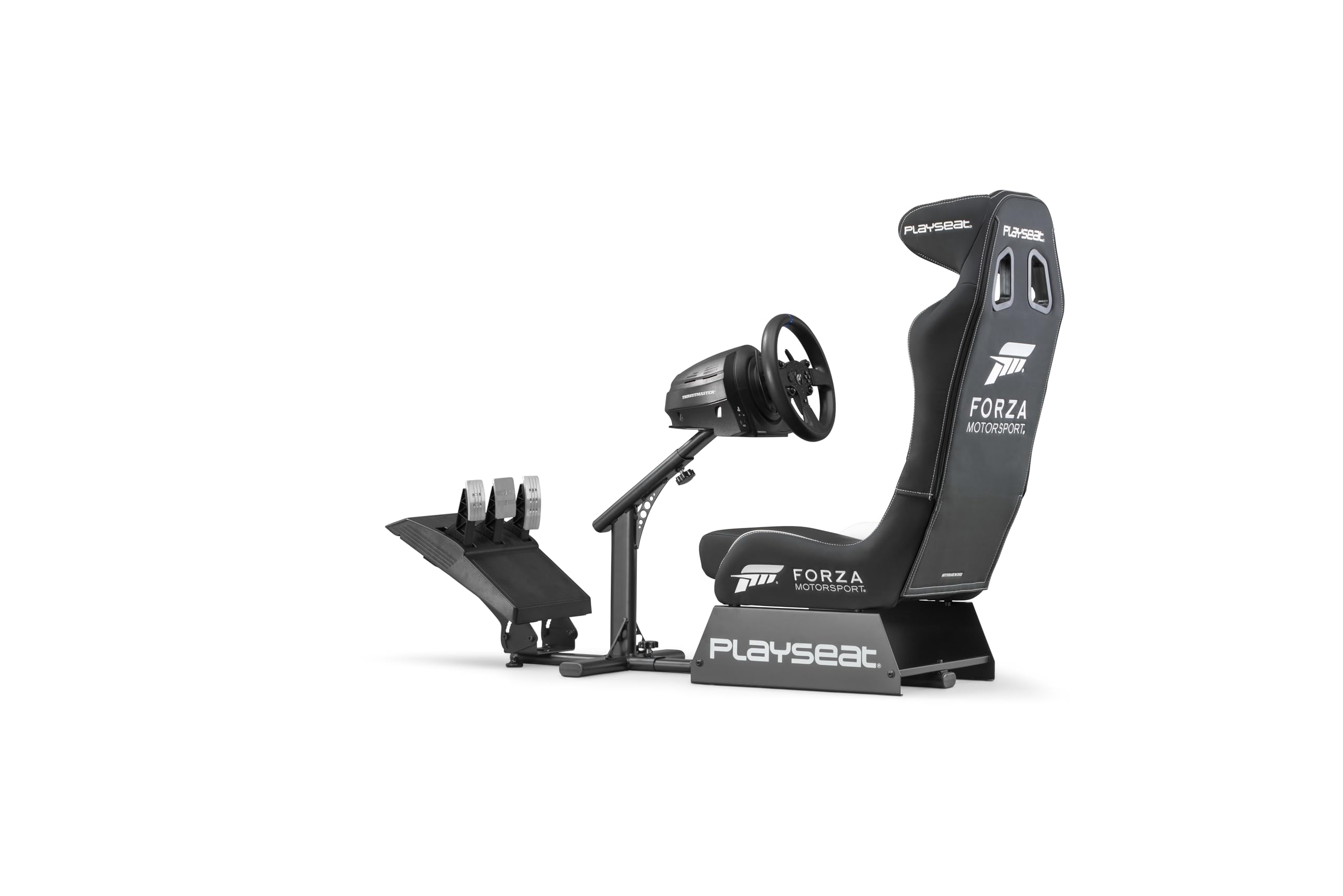 Playseat Evolution Pro Sim Racing Cockpit | Comfortable Racing Simulator Cockpit | Adjustable | Compatible with All Steering Wheels & Pedals on The Market | Supports PC & Console | Forza Motorsport