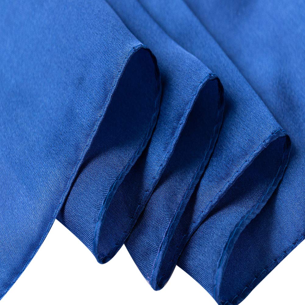 CYZLANN Women's Scarves 100% Silk Long Lightweight Scarfs for women(blue lake blue)