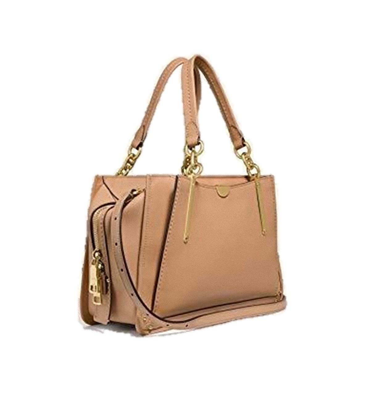 Coach Dreamer 36 Beechwood/Light Gold Leather Satchel