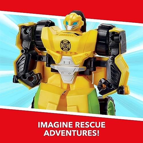 Transformers Playskool Heroes Rescue Bots Academy Road Rescue Team Trailer 4-Pack Converting Toy