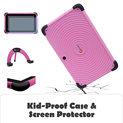 CWOWDEFU Kids Tablet Android 11 Tablet for Kids Children's Tablet COPPA Certified, 32GB ROM 2GB RAM Touch Screen Child Toddler Tablets Pink Blue