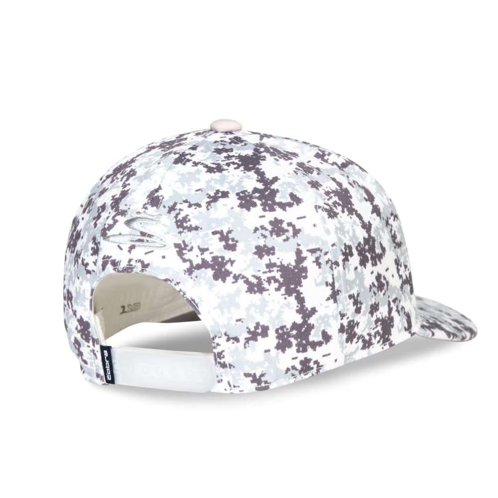 Cobra Golf Men's Standard Camo C Hat, Bright White, One Size