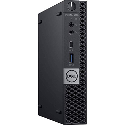 Dell OptiPlex 5060 Micro Business Desktop - Intel i5-8500T 2.2GHz 6-Core/16GB RAM/128GB SSD/Bluetooth & WiFi (Renewed)