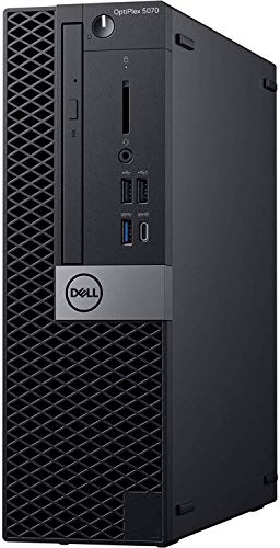 Dell OptiPlex 5070 Desktop Computer - Intel Core i5-9500 - 16GB RAM - 512GB SSD - Small Form Factor -Windows 10 Pro (Renewed)