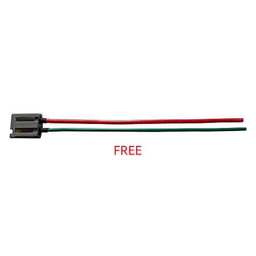 MAS Red Cap Performance HEI Distributor+Spark Plug Wires+Free Pig Tail Kit Replacement for Mopar Chrysler Dodge Plymouth V8 Engines 273 318 340 360 —7500 RPM 65K Coil (Red Hei Kit)