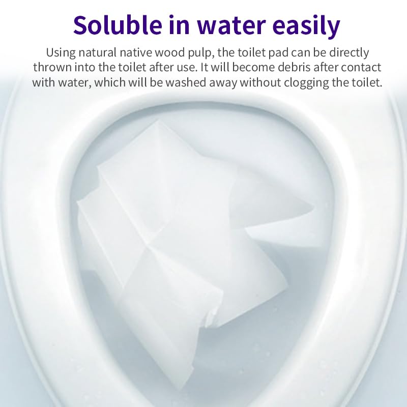 HANZE INTL Toilet Seat Covers Disposable Half-Fold Toilet Seat Cover 4 Pack of 250Pcs (1000pcs)