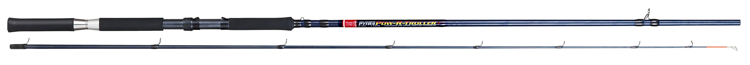 BnM Pow-R-Troller Rod 18ft 4pc 16 Guides