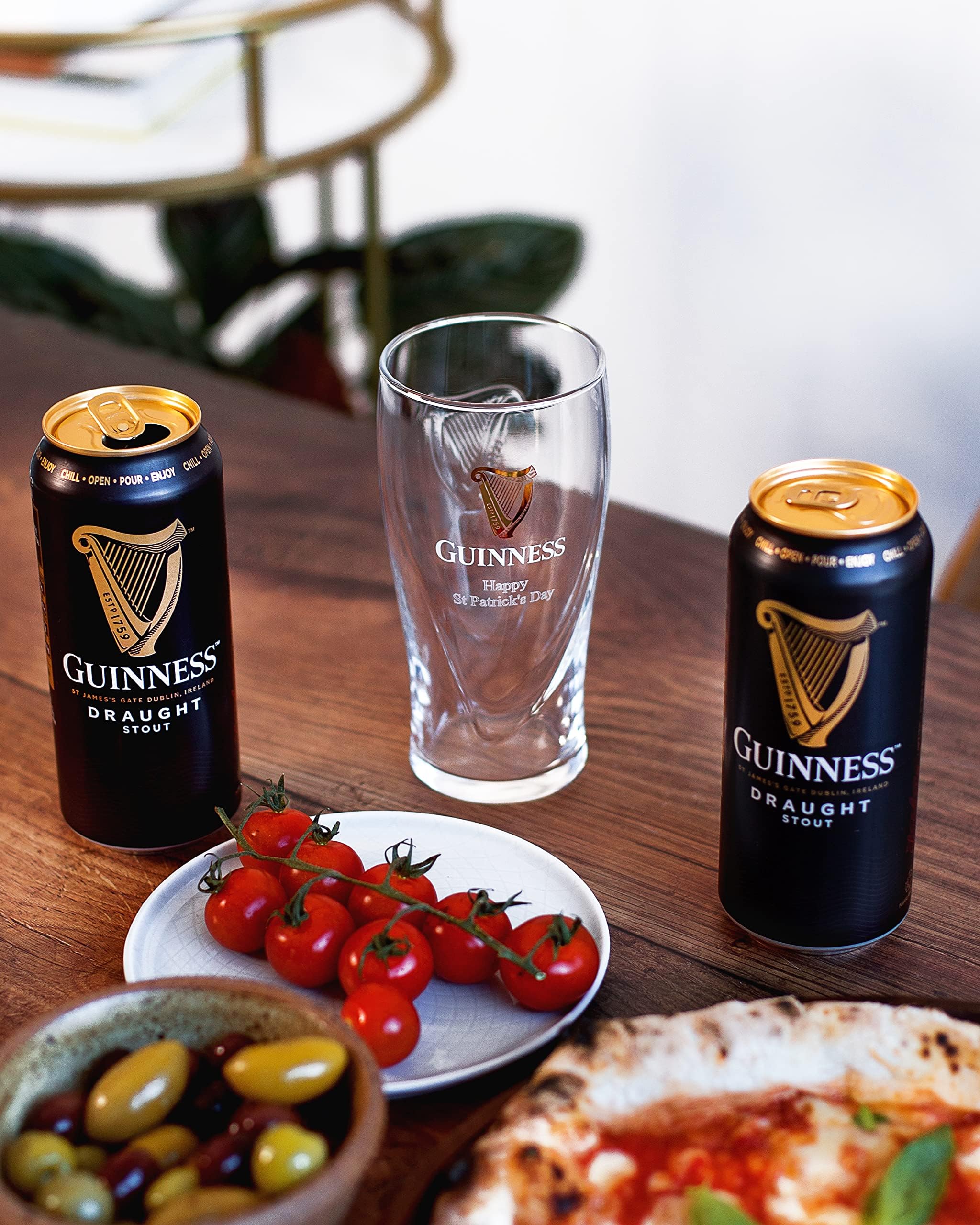 Guinness Custom Engraved Personalized Gravity Pint Beer Glass 20oz Official Merchandise Personalize with Any Message for Any Occasion