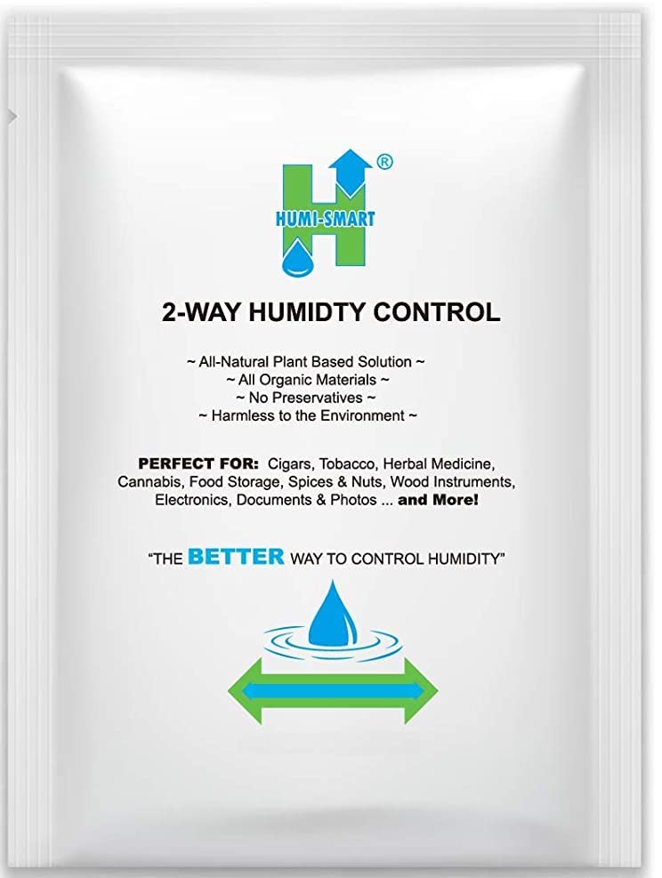 Humi-Smart 69% RH 2-Way Cigar Humidity Control Packet β 8 Gram 10 Pack