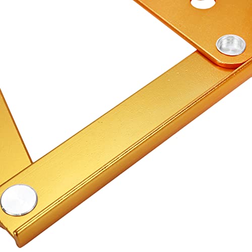 Tsnamay 2Pcs Orange Closet Clothes Hangers Folded Hangers Travel Hangers Metal Aluminum Hanger