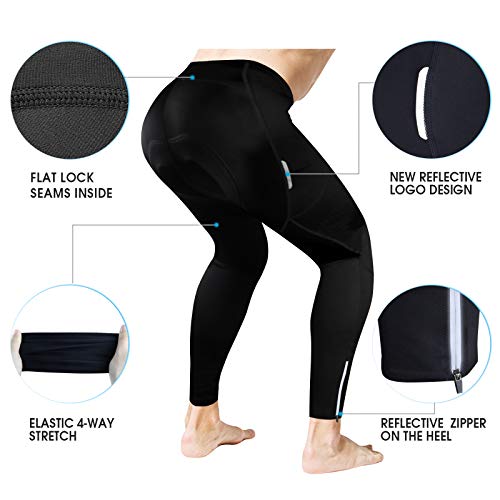 CYCWEAR Bike Pants for Men Cycling Pants 5D Padded Compression Mountain Bike Tights