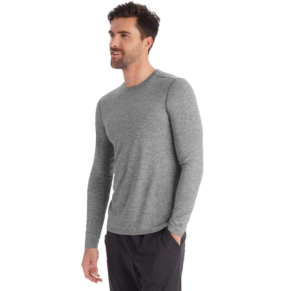 C9 Champion mens Long Sleeve Tech Tee T Shirt, True White, X-Large US