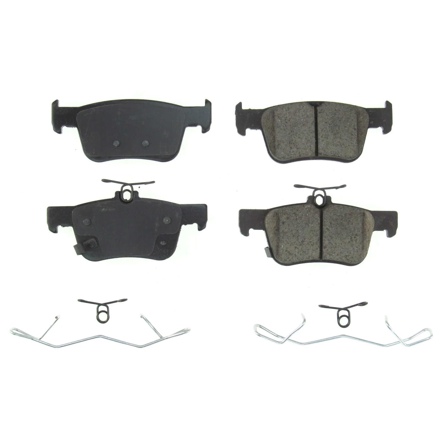 Power Stop 17-2102 Front/Rear Z17 Evolution Ceramic Brake Pads with Hardware For Acura Inte, Acura TLX, Honda Accord, Honda Civic, Honda Insight [Model Specific]