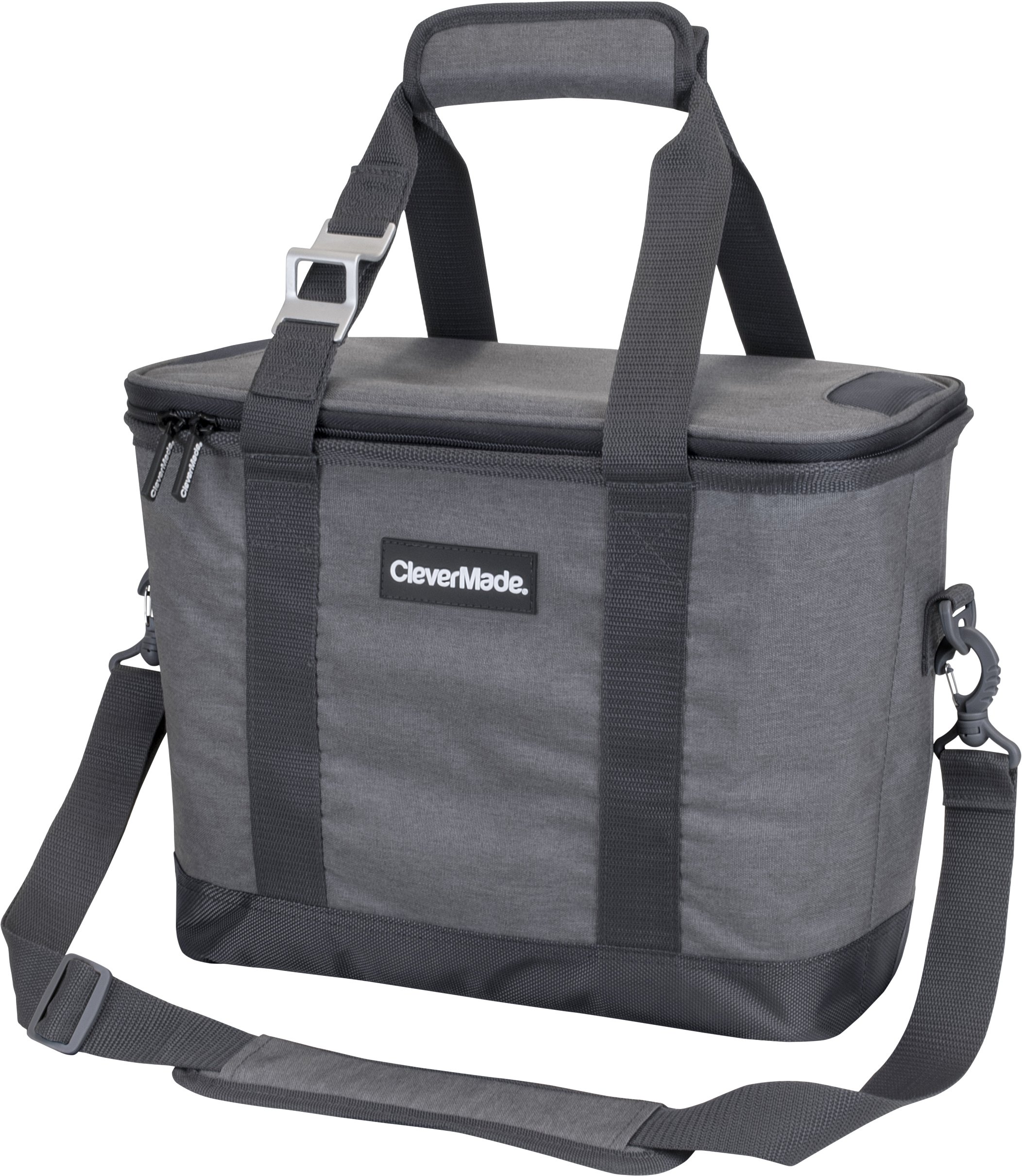 CleverMade Collapsible Coolers - 50 Can Tahoe Cooler Bag + 30 Can Shoulder Cooler