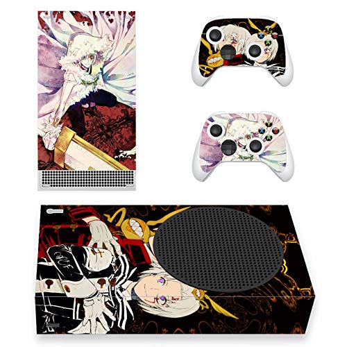 D Gray Man Anime Game Console Series S Console and Controller Skin Set, Skin Wrap Decal Kit