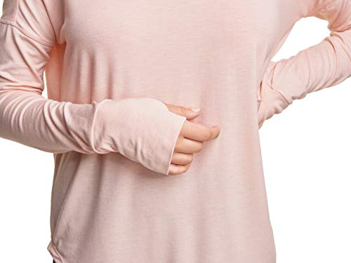 C9 Champion Women's Fashion Long Sleeve T-Shirt, Spiced Almond Pink Heather, S
