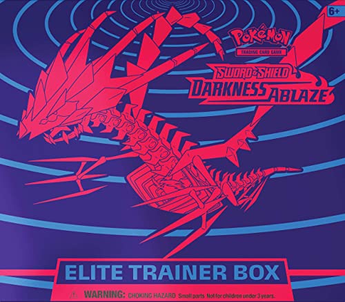 Pokémon TCG: Sword & Shield Darkness Ablaze Elite Trainer Box, Multicolor