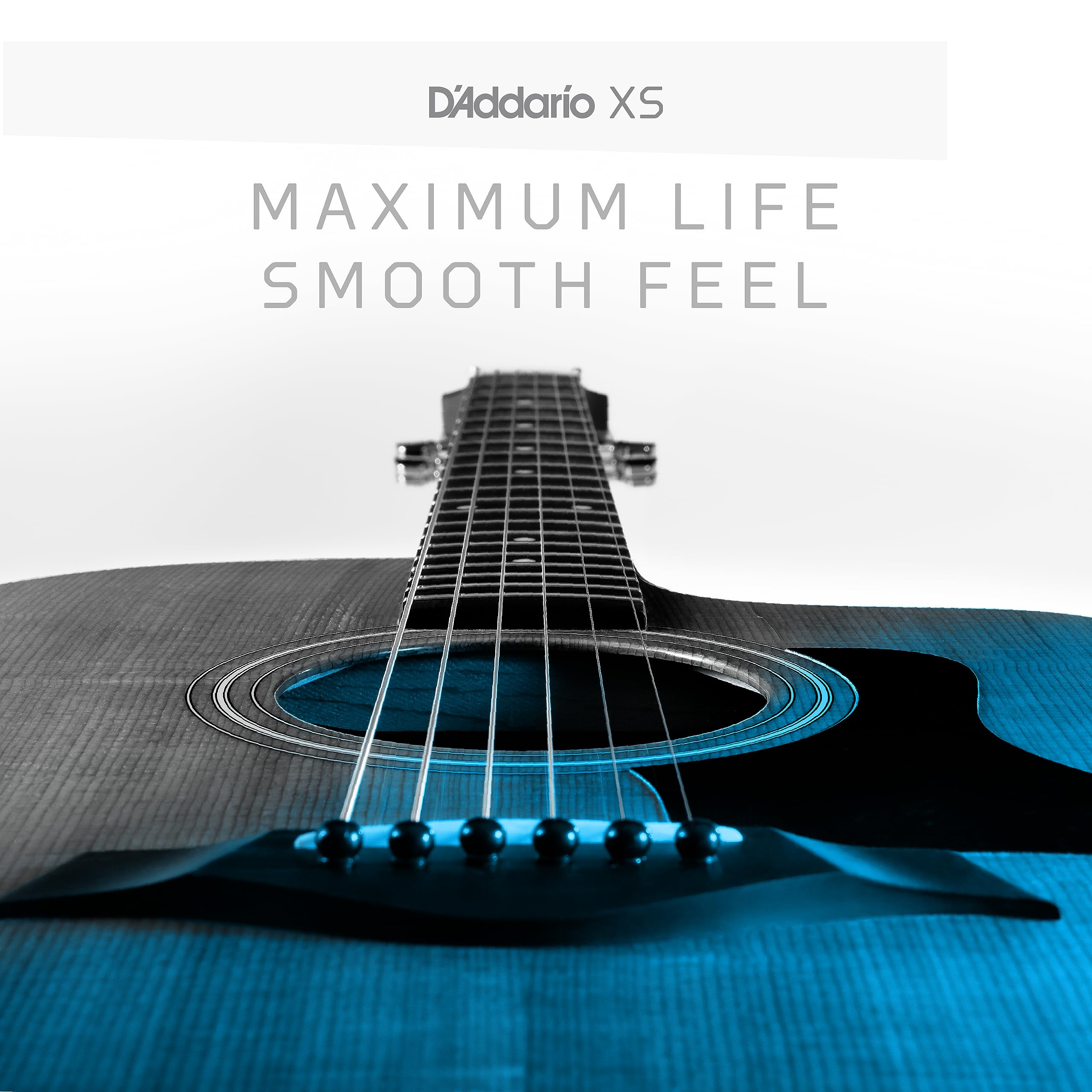 D'Addario Guitar Strings - XS 80/20 Bronze Coated Acoustic Guitar Strings - XSABR1253 - Maximum Life with Smooth Feel & Exceptional Tone - For 6 String Guitars - 12-53 Light