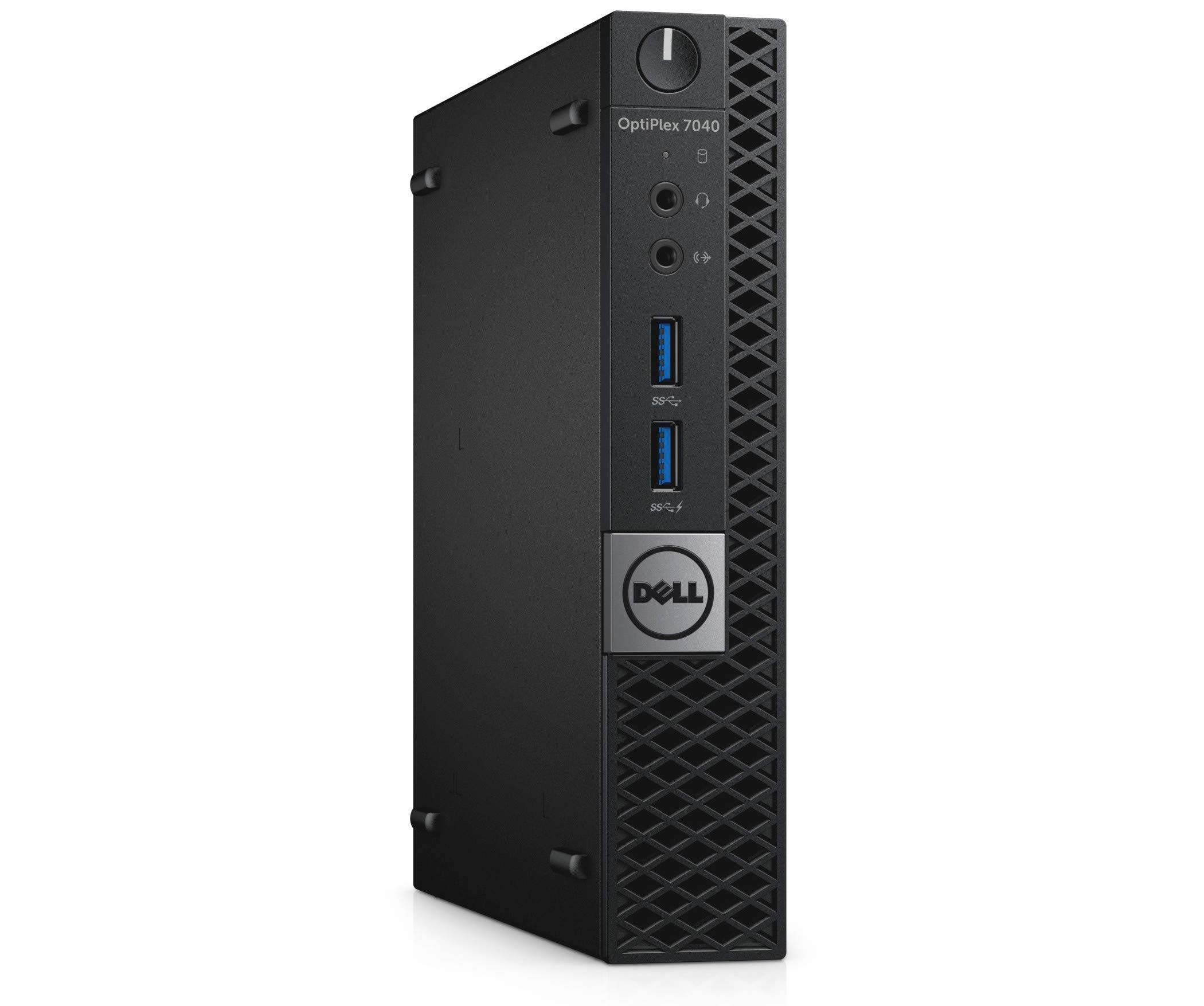 Dell OPTIPLEX 7040 6th Gen Micro Business Desktop Computer, Intel Quad Core i5 6500T up to 3.1GHz, 16G DDR4, 480G SSD, WiFi, BT 4.0, USB 3.0, HDMI, DP, Win 10 64-Bit Supports EN/ES/FR(CI5)(Renewed)