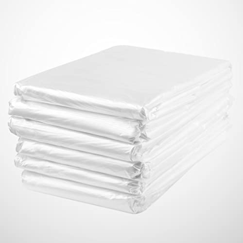 Hemoton White Garbage Bags Clear Garbage Bags, 50 pcs Trash Bags Garbage Bags, Wastebasket Bin Liners, Thickened Trash Bags for Bathroom Bedroom Office Garbage Can (90 * 70cm) Comforter Storage Bag