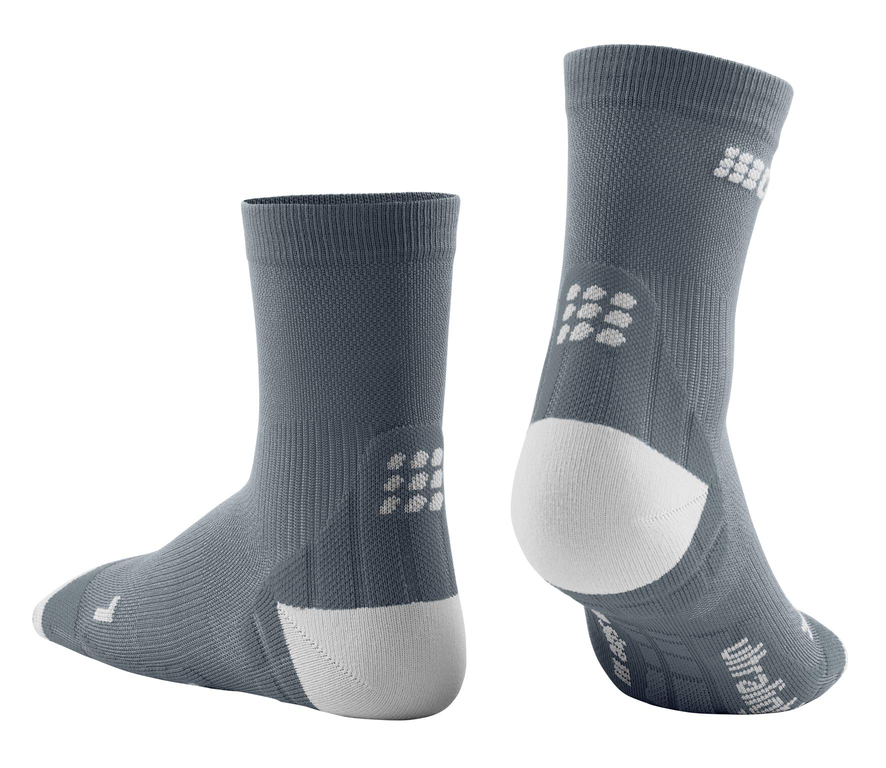 CEP ultralight short socks, grey/light grey, women III
