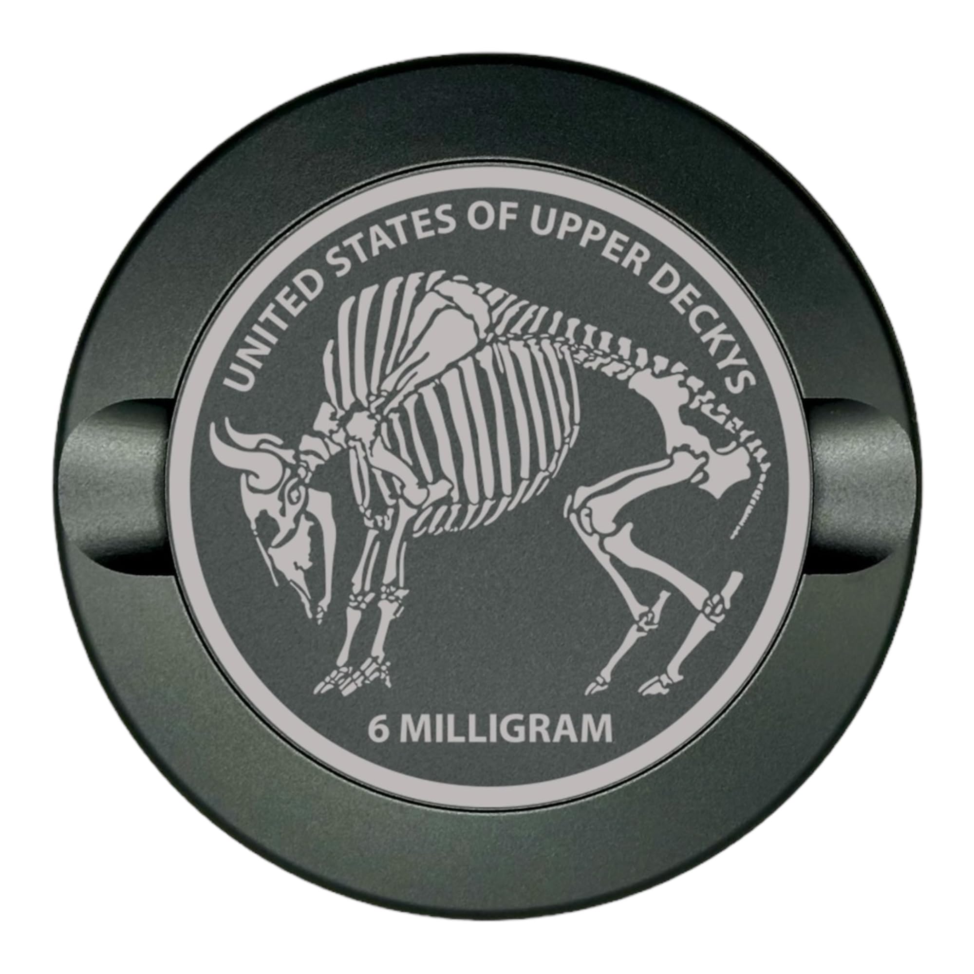 Edition 018: Buffalo | Snus Can | Snus Container | Zyn Metal Can | Metal Zyn Container | Zyn Holder | Metal Snus Container | Smell Proof Container | Aluminum Zyn Container (Gunmetal Gray)