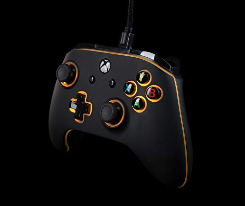 PowerA Spectra Enhanced Illuminated Wired Controller for Xbox One, gamepad, video game, gaming controller, works with Xbox Series X|S