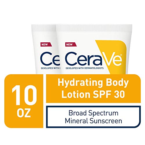 CeraVe 100% Mineral Sunscreen Spf 30 | Body Sunscreen With Zinc oxide & Titanium Dioxide for Sensitive Skin | 5 Oz, Pack Of 2