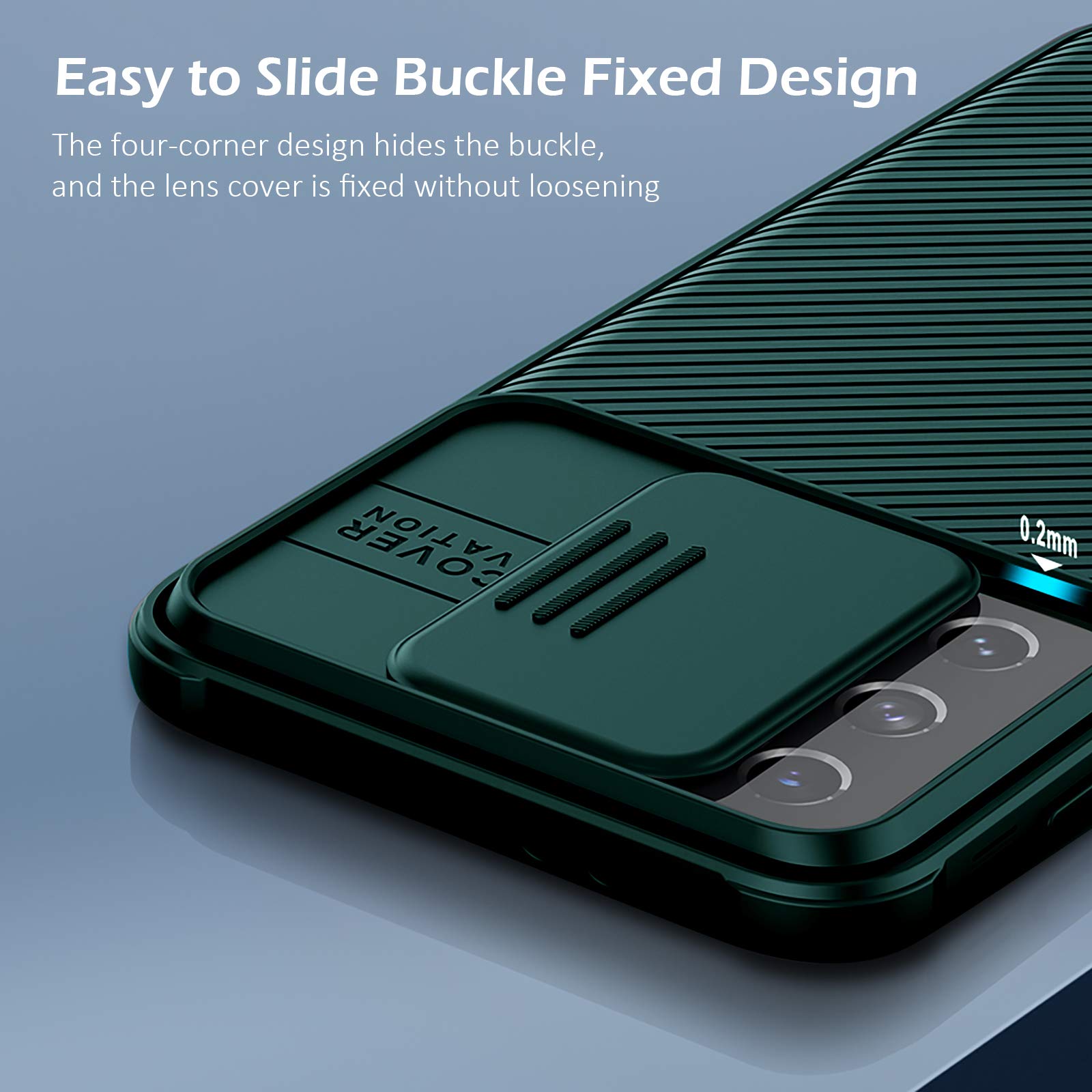CloudValley for Samsung Galaxy S21 Case with Camera Cover, Full-Body Protective & Slim Fit, Camera Protection Case Only for Samsung Galaxy S21 5G 6.2 inch (2021 Release)-Green