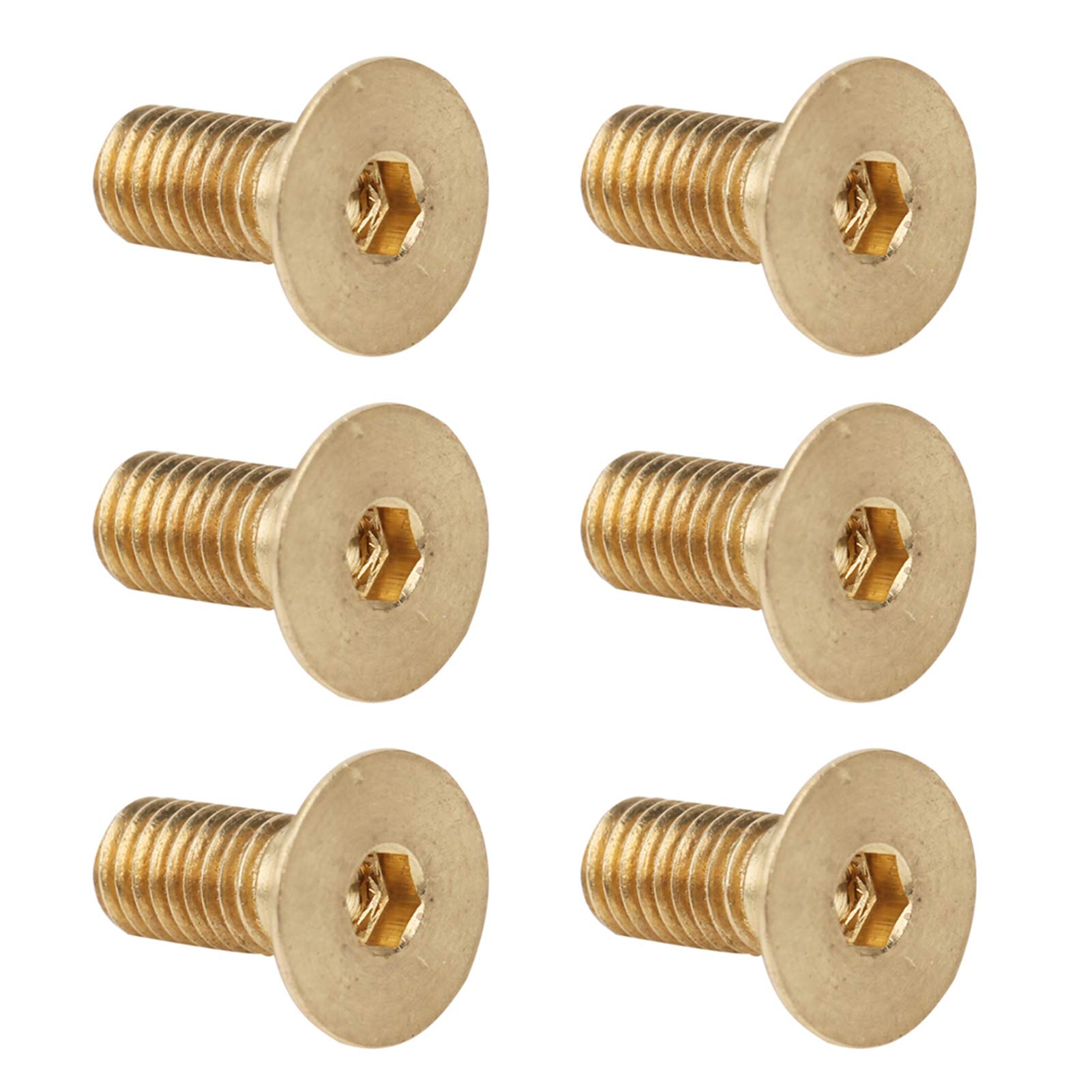 Countersunk Hex Socket Screws, 50Pcs Flat Hexagon Socket Screw, M5 Pure Copper Countersunk Head Screw, Can Fix Components, Industrial and, Rivet Nuts (M5*12)