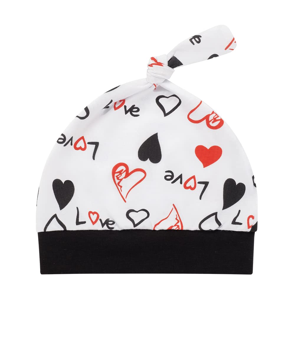 LENSOUS Newborn Infant Baby Boys Girls Mommy&Daddy's Little Valentine Outfits Romper Pants Set(Black,6-12Months)