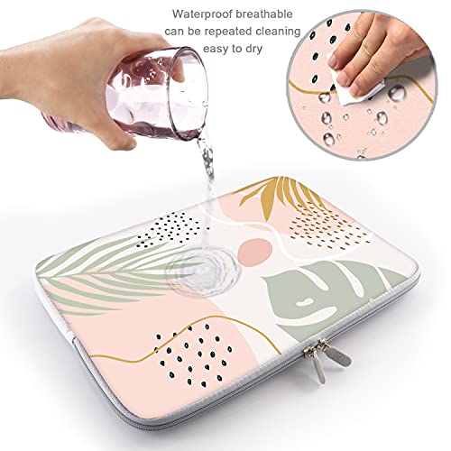 iCasso 13-13.3 inch Laptop Sleeve Bag, Waterproof Shock Resistant Neoprene Notebook Protective Bag Carrying Case Compatible MacBook Pro/MacBook Air - Morandi