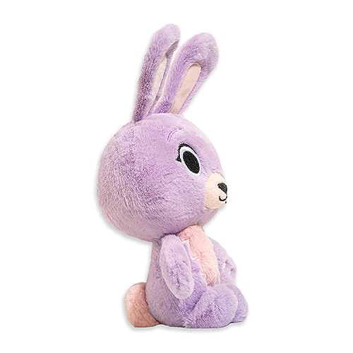 Listener Kids Scarlett The Bunny Plush | 8.5" Soft, Pink, Purple, Stuffed Animal Toy