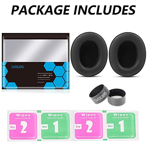Gvoears Replacement Ear Pads for Skullcandy Crusher Wireless, Crusher ANC/EVO, Hesh ANC/EVO, Hesh 3 Wireless Headphones, Earpads Also Fit for Skullcandy Venue Wireless ANC Headphone, Durable Leather