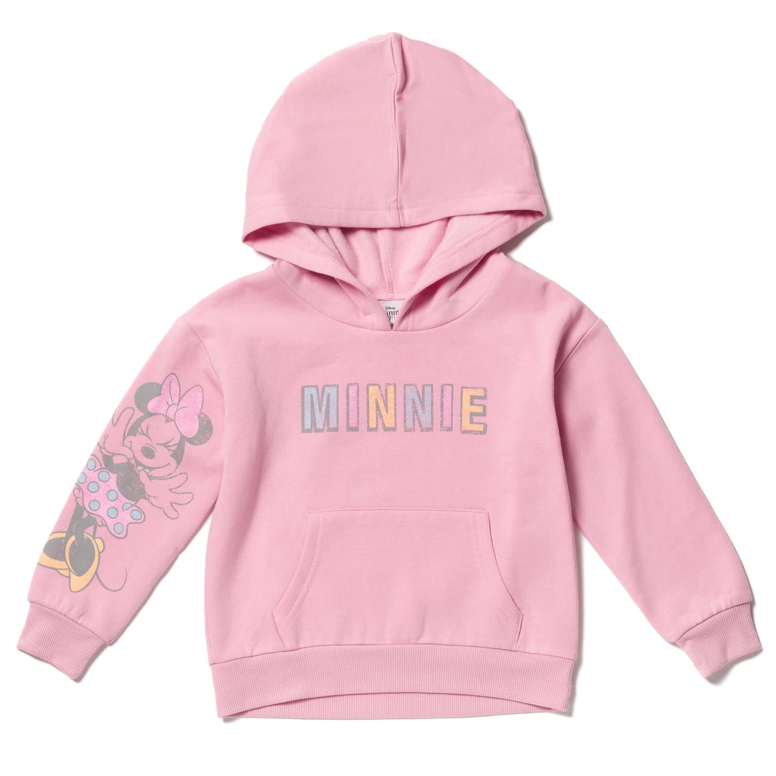 Disney Minnie Mouse Infant Baby Girls Fleece Pullover Hoodie and Jogger Pants Set Purple 18 Months